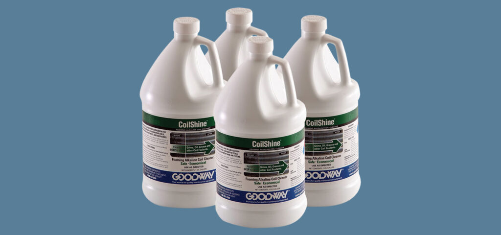 GOODWAY model COILSHINE laminar pack and evaporation tower cleaners ...